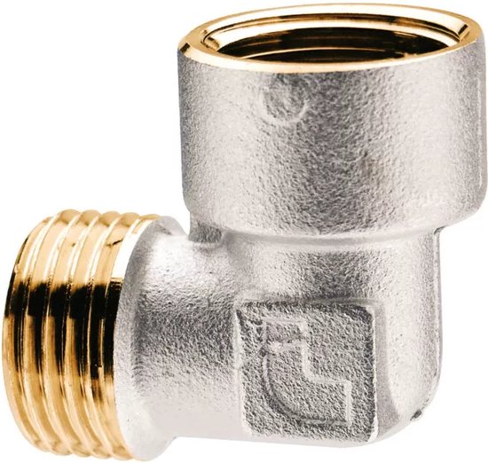 Multi-Fit knie, buitendraad x binnendraad, 1/2 x 3/4 inch | bol.com