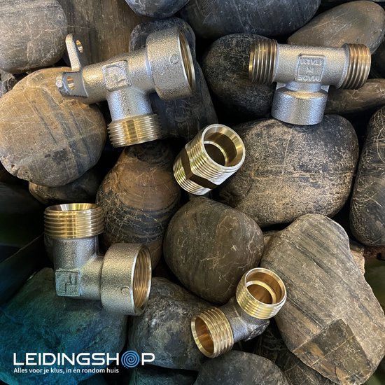 Multi-Fit dubbele nippel, buitendraad 3/4 inch | bol.com