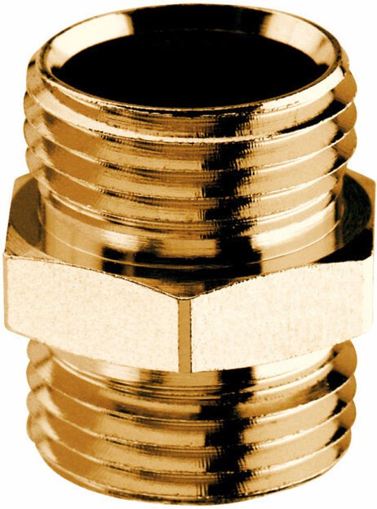 Multi-Fit dubbele nippel, buitendraad 1/2 inch | bol.com