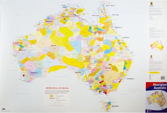 Aboriginal Australia Map | 9780855754914 | Aboriginal Studies Press ...