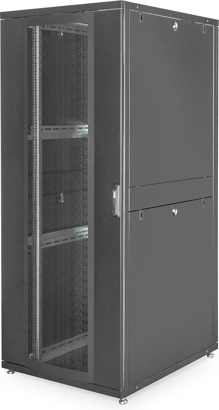 Digitus DN-19 SRV-42U-8-B rack Vrijstaande rek Zwart | bol
