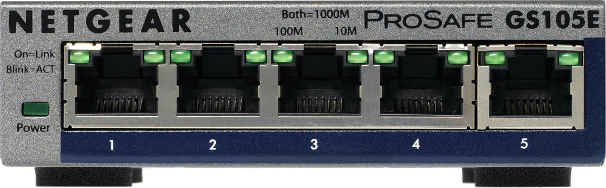 Netgear ProSAFE GS105E - Netwerk Switch - Smart Managed - 5 Poorten ...