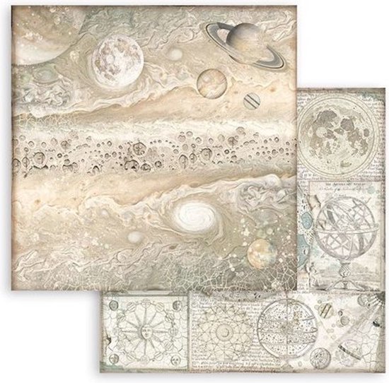 Stamperia - Cosmos Infinity Backgrounds 8x8 Inch 20x20 cm. Paper Pack ...