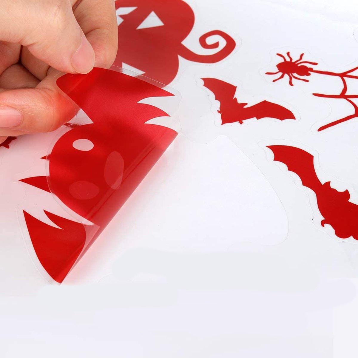 12 Vellen - Bloedige Halloween Raam Stickers - Halloween Versieringen ...