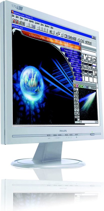 Philips 170S5FG 17" TFT .264 82kHz TCO03 grey 17" | bol.com
