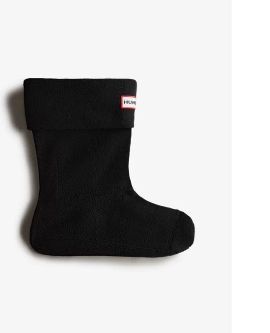 HUNTER - Short Boot Socks - Fleece - Laarssokken - Unisex - Black ...