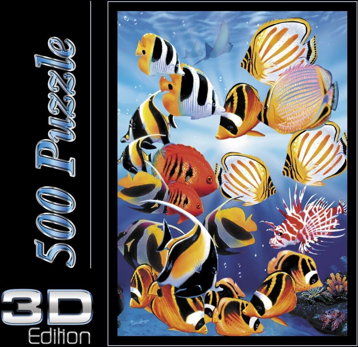3D Puzzel Tropical fish 500 stukken - Spiel Spass | bol