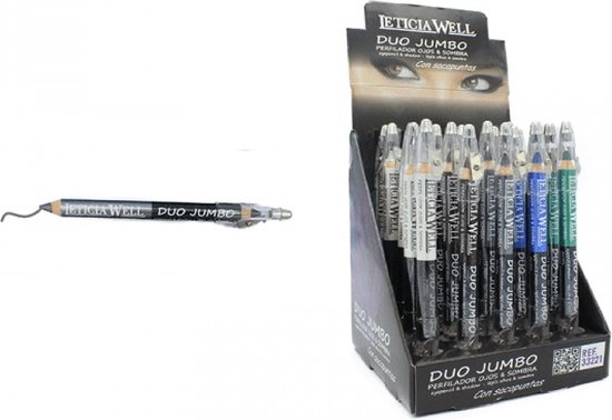 Leticia Well - Duo Jumbo Oogschaduw en Oogpotlood met puntenslijper ...