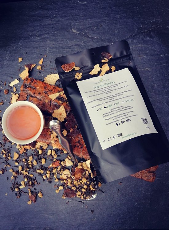 Wellness Tea Mandarijn Gember Kruidenthee - Spijsvertering Kruidenthee ...