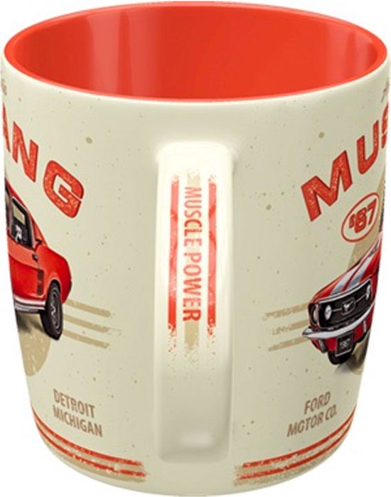 Ford Mok Mustang GT 1967 Rood - Magnetron- en vaatwasserbestendig | bol