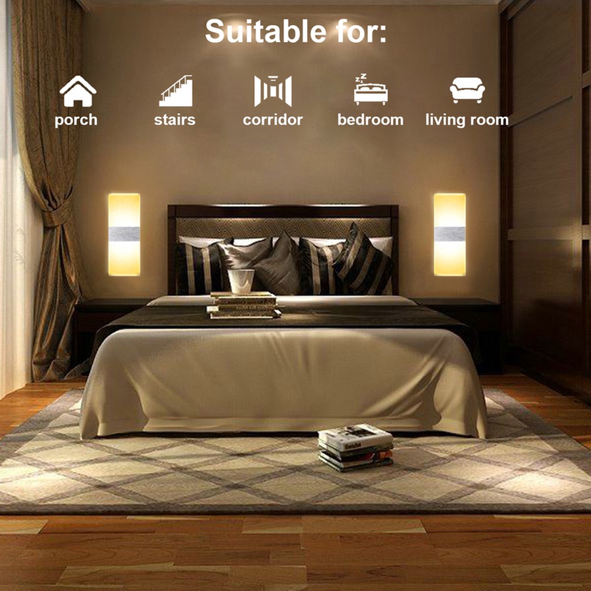 LED wandlamp binnen/buiten wandlampen moderne wandlamp wandverlichting ...