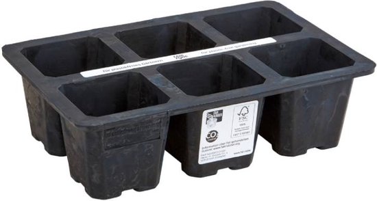 Kiembak - Rubber - 6 Vakjes 6 vakjes | bol