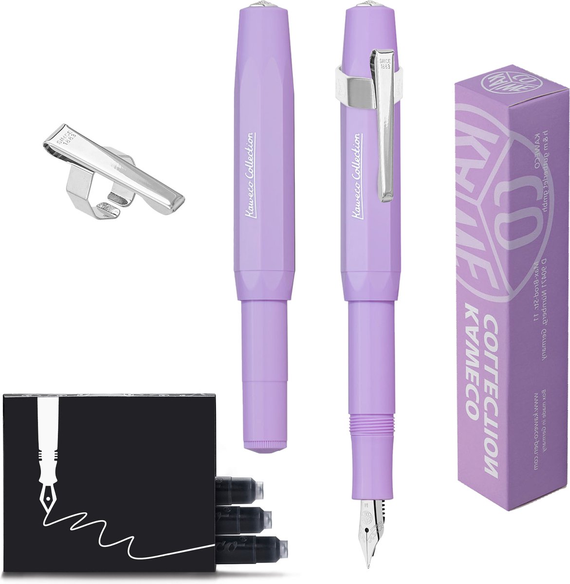 Kaweco - Vulpen Sport Skyline Lila Fountain Pen - Extra Fine ...