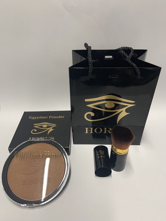Egyptian Powder HORUS 40gr + luxe borstel | bol