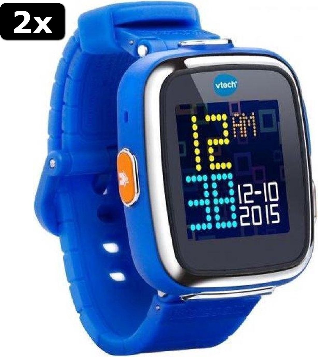 2x VTech KidiZoom Smartwatch DX2 Blauw - Kinderhorloge - 5 tot 13 Jaar ...