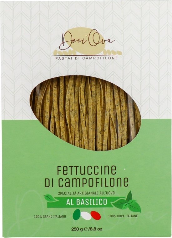 Pasta met basilicum - 10 dozen x 250 gram - Pasta | bol.com