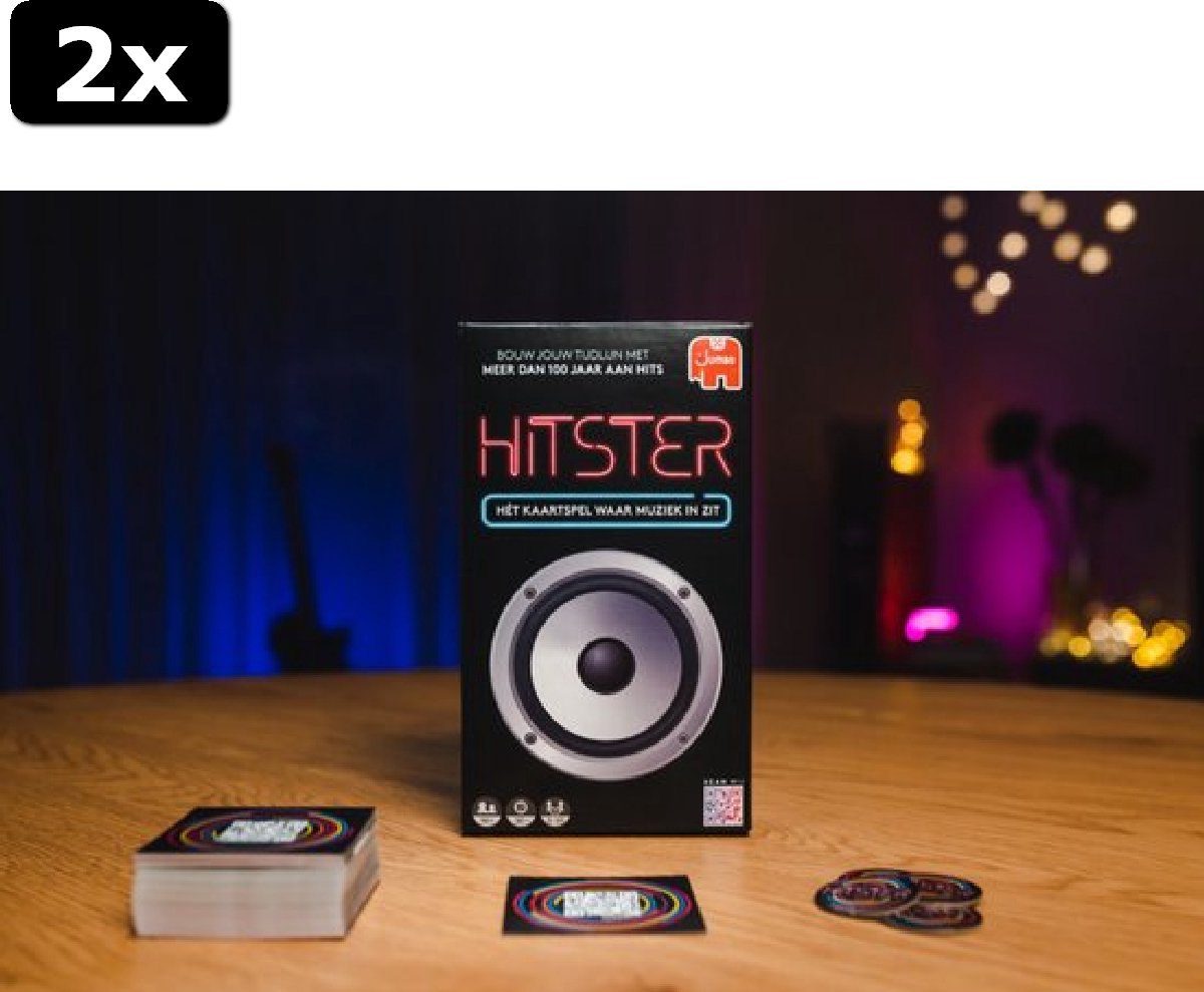2x Hitster Partyspel - Kaartspel | Games | bol.com