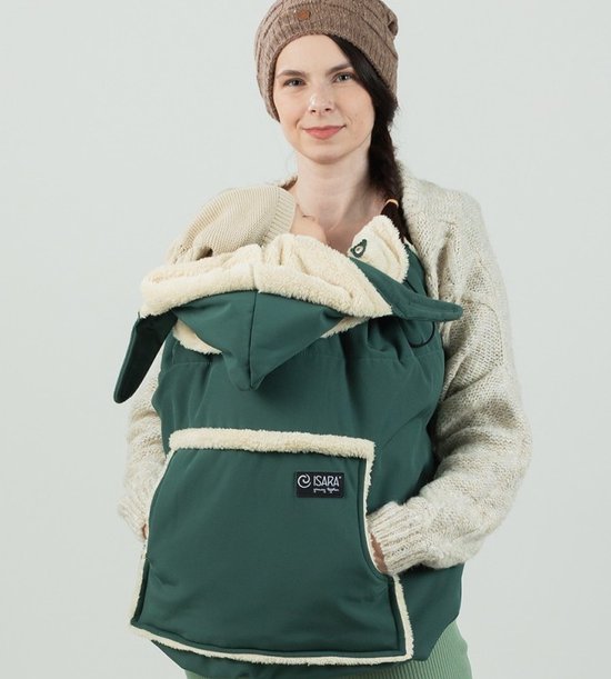 Isara Winter Draagcover - Pine Green - draagzak accessoire | bol