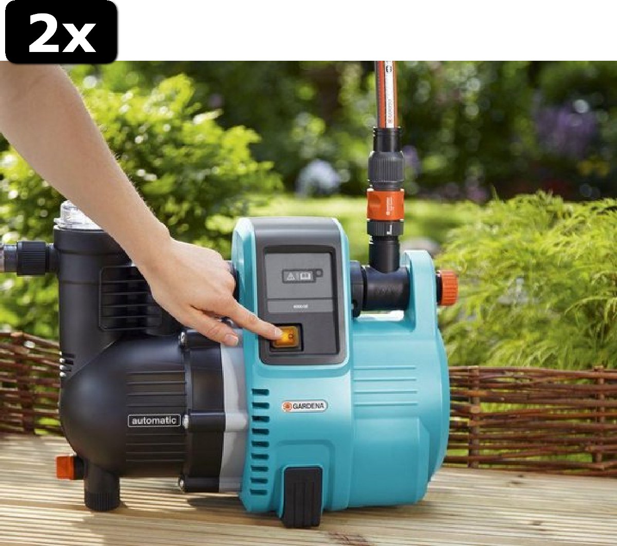 2x GARDENA Comfort hydrofoorpomp 4000/5e - 1100W - 4000 l/u | bol.com