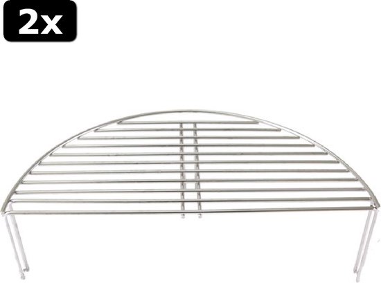 2x Grill Guru - Large - Rooster verhoger - Grill Elevator - Grill ...