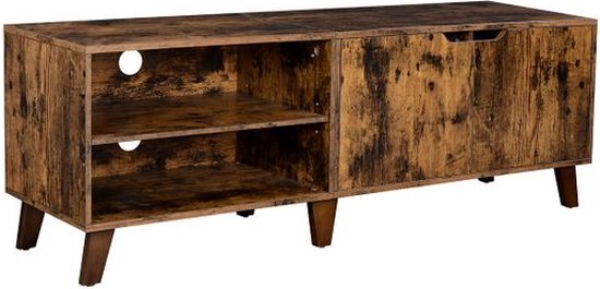 tv-meubel, tv-meubel met 2 deuren, tv-rek voor tv's tot 60", tv-meubel ...