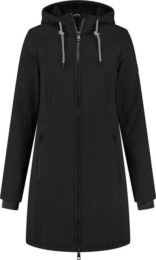 Kjelvik dames winterjas - Softshell parka dames - Tina - zwart - maat ...