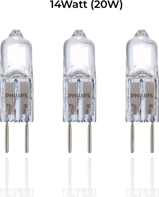 Philips - Halogeen - G4 - 12Volt - 20W (verbruikt 14W) - Helder - Steeklampjes - 9 STUK(S) | bol
