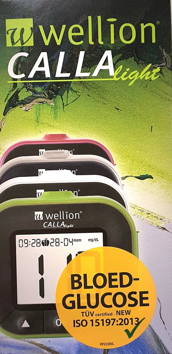 Startset Wellion Calla Light 10 glucose teststrips + 10 lancetten ...