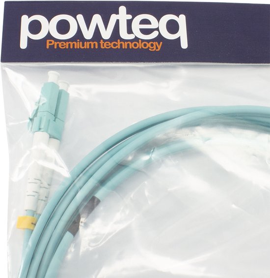 Powteq - OM3 glasvezel / OM3 fiber - LC-LC - 7.5 meter - Multimode | bol