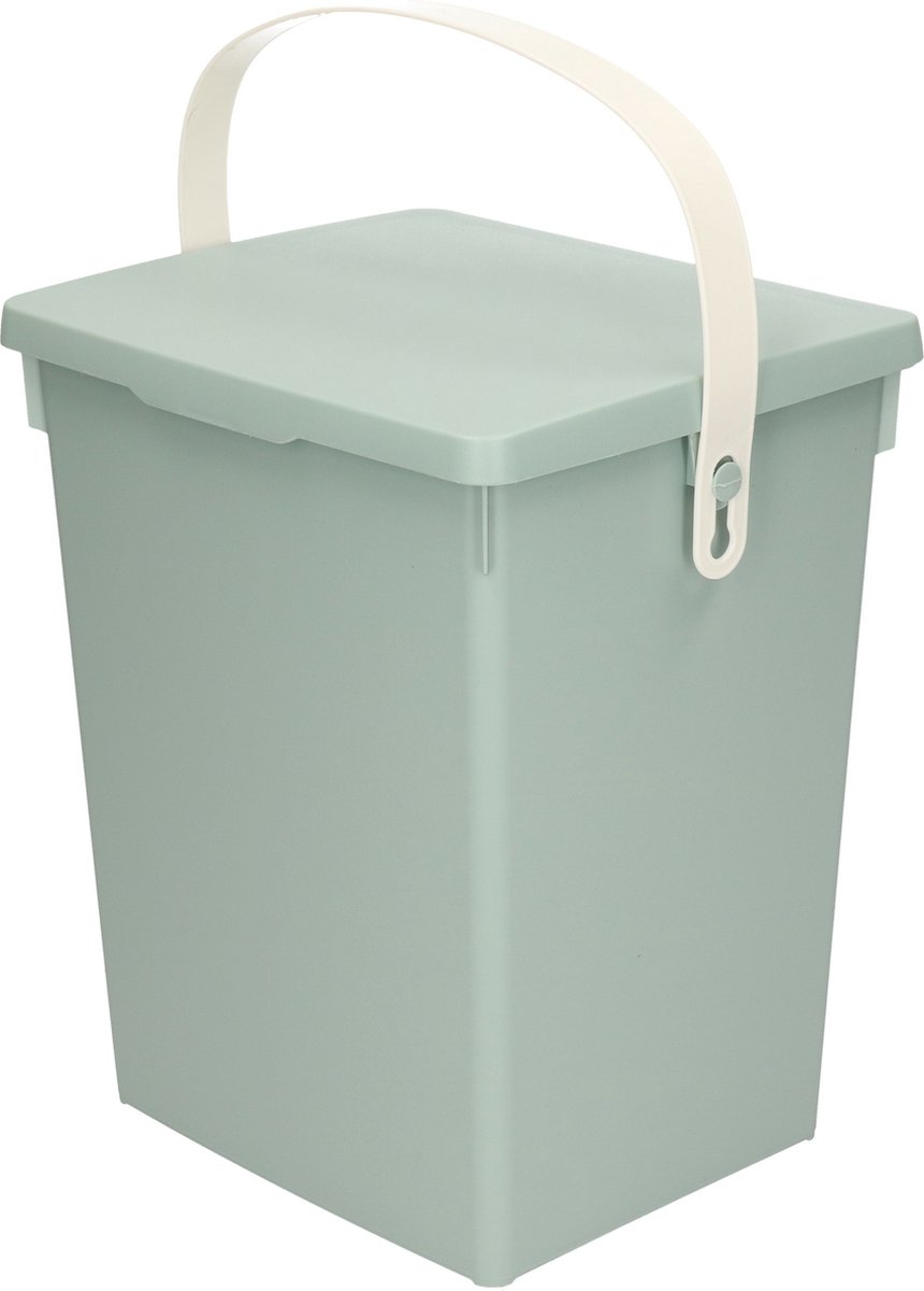 Groene afsluitbare vuilnisbak/afvalbak voor gft/organisch afval ...