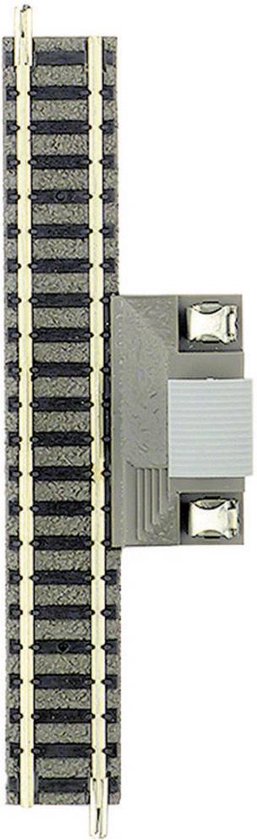 N Fleischmann Piccolo (met ballastbed) 9108 Aansluitrails, Recht 111 mm 1 stuk(s) | bol