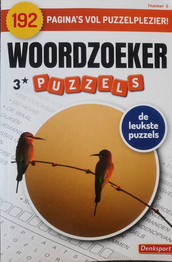 Denksport Woordzoeker 192 puzzels - 3 sterren puzzelboek - Nederlandse Woordzoekers -... | bol.com