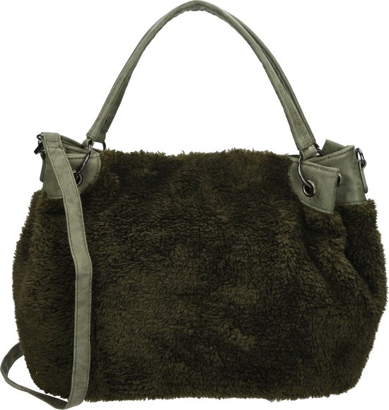 Enrico Benetti Teddy Handtas / shopper 66652 - Olijf groen | bol
