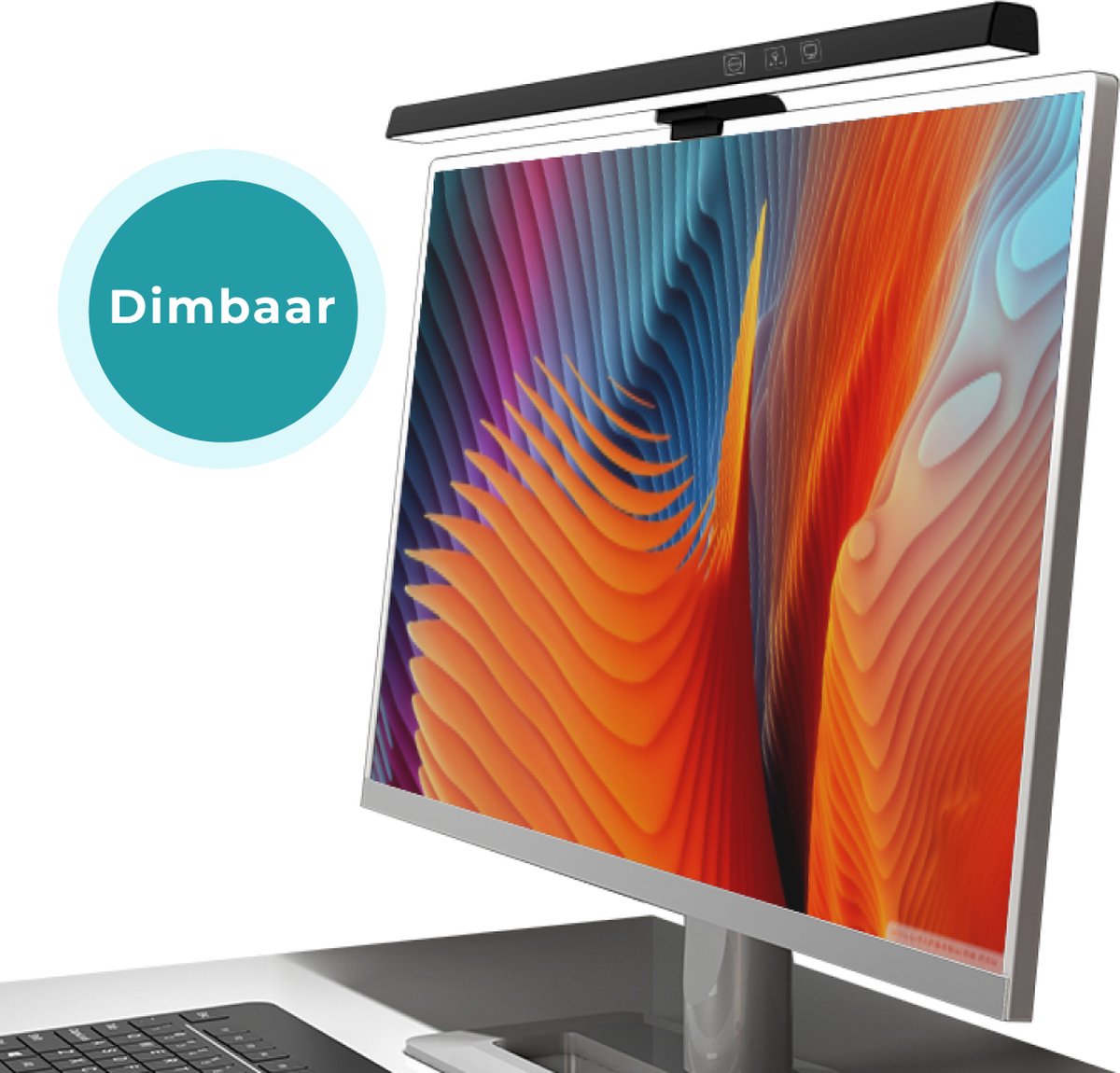 Lumefy LED Monitor lamp - Dimbaar - Kleurtemperatuur instellen ...