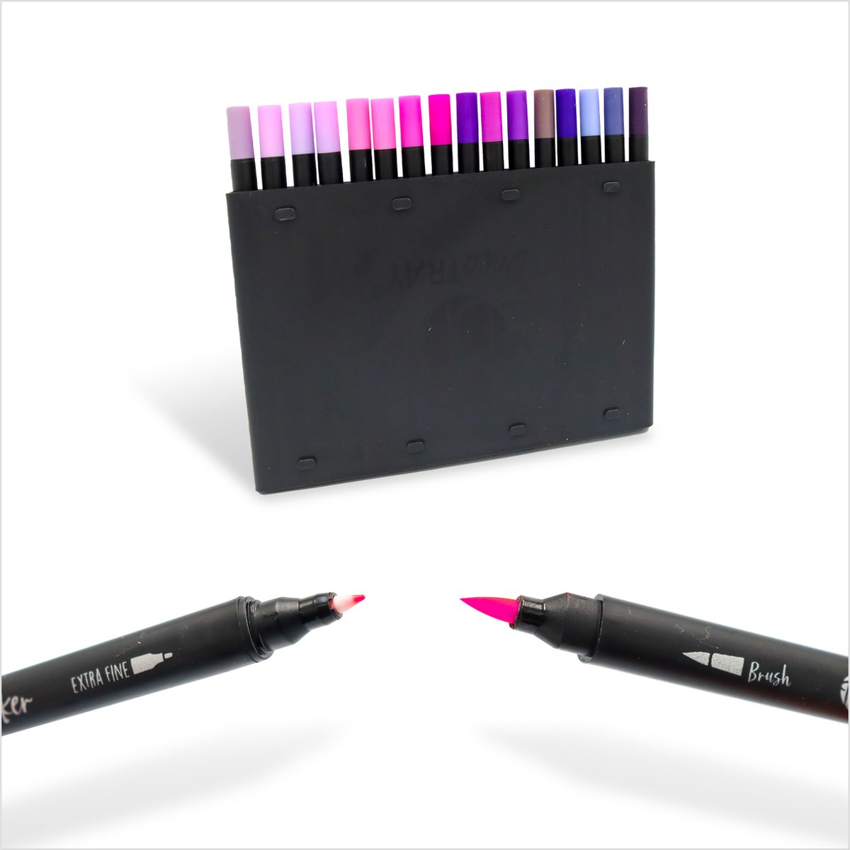 LBB Twinmarkers paars - 16 stuks - Professionele Copic markers ...