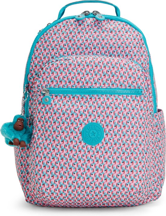 Kipling SEOUL Unisex Rugzak - Poppy Geo | bol.com