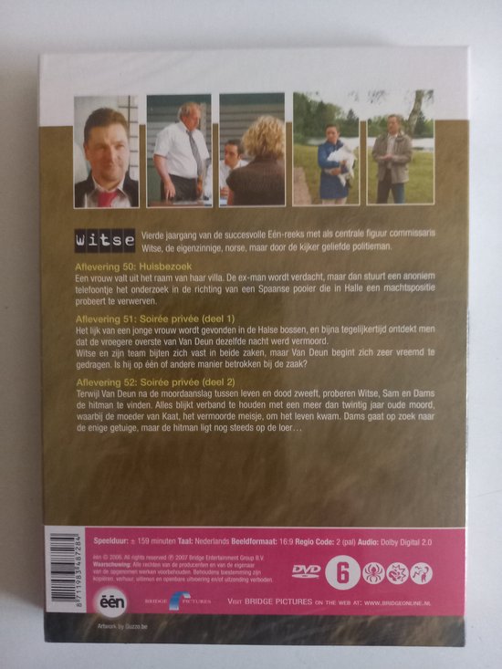 Witse DVD 4,Seizoen 4,Aflevering 50 T/M 52 (Dvd), Hubert Damen | Dvd's ...