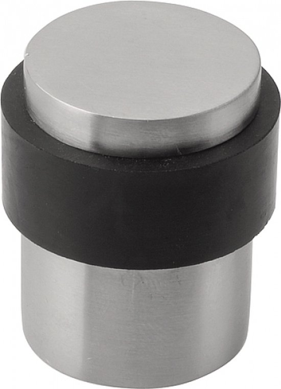 Formani deurstop vloer BASICS Ø30xØ39xH40mm inox mat | bol.com