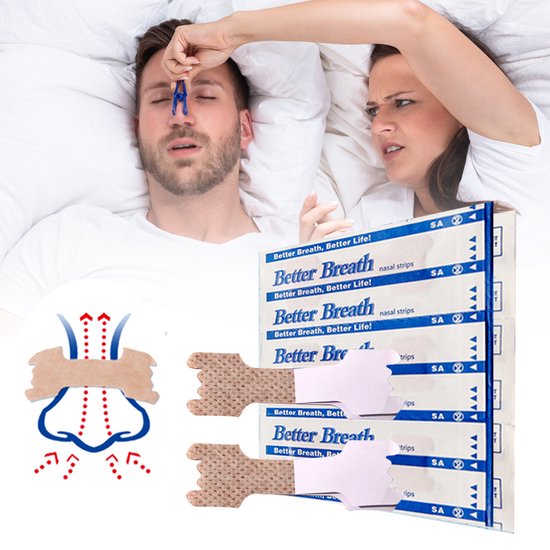 Neusstrips - Neuspleisters - Neusspreider - Neusstrips snurken ...