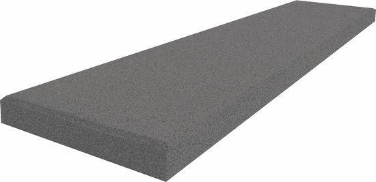 Rubber opsluitband 100x25 cm - Grijs | bol