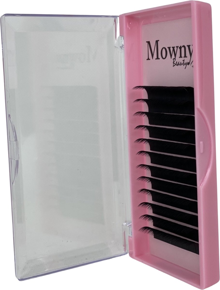 One by one wimperextensions - D-krul - 0,20mm - 13mm - Mowny Beauty ...