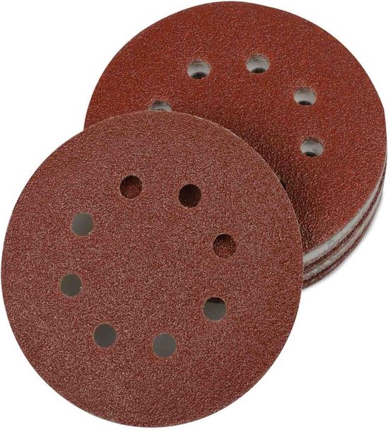 Schuurschijven - mix set van 60 schijven - 6 verschillende korrel - met ...