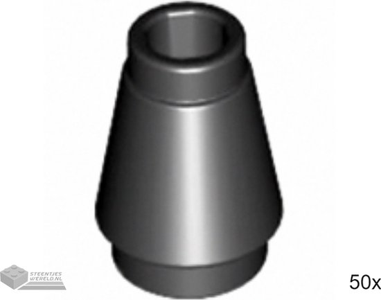 LEGO 4589b Zwart 50 stuks | bol.com