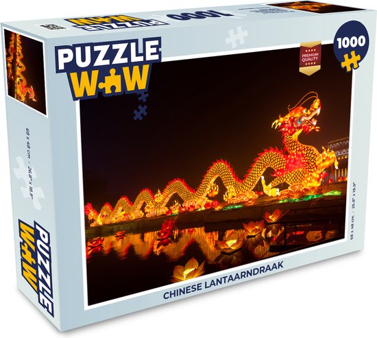 Puzzel Chinese lantaarndraak - Legpuzzel - Puzzel 1000 stukjes ...