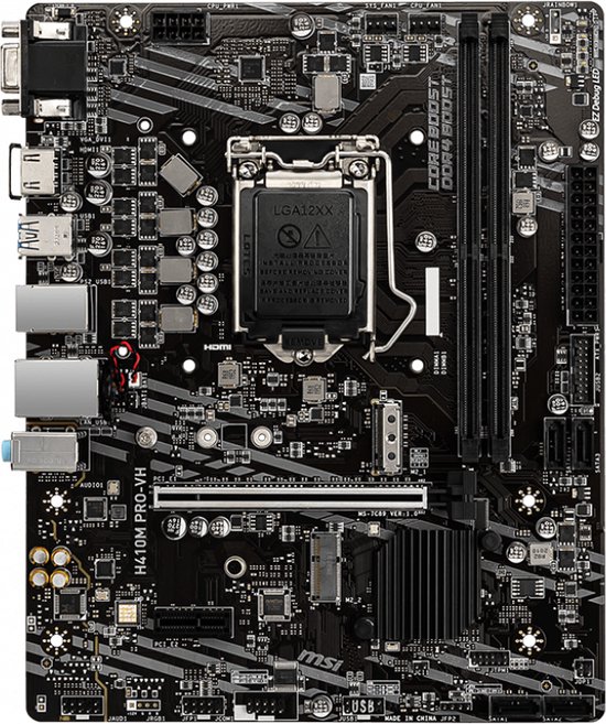 MSI H410M PRO-VH moederbord Intel H410 LGA 1200 micro ATX | bol