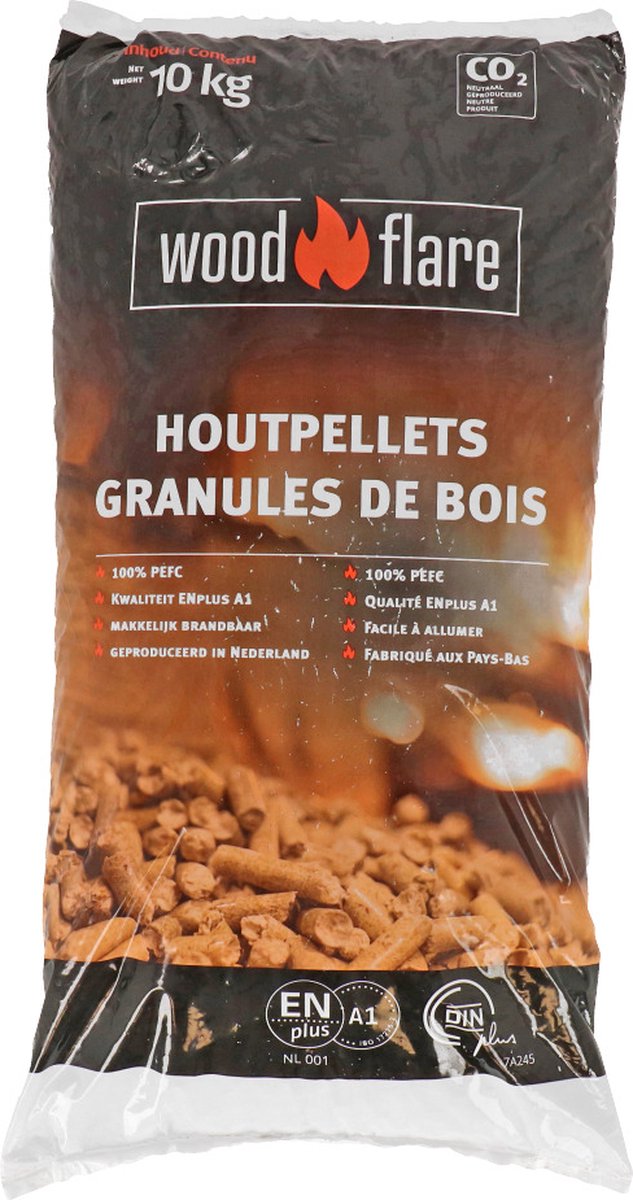 10 KG - Granulés à granulés de Wood Flare 10kg Granulés pour poêle à ...