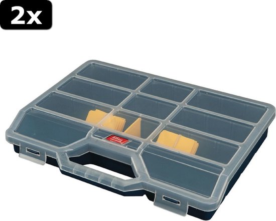 2x Tayg Case1 Assortimentskoffer 312 X 238 X 51 mm | bol.com