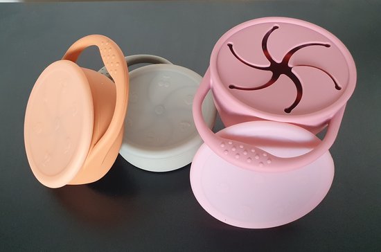 Snack cup Oranje - Snackbakje - Bakje voor tussendoortjes - Baby en ...