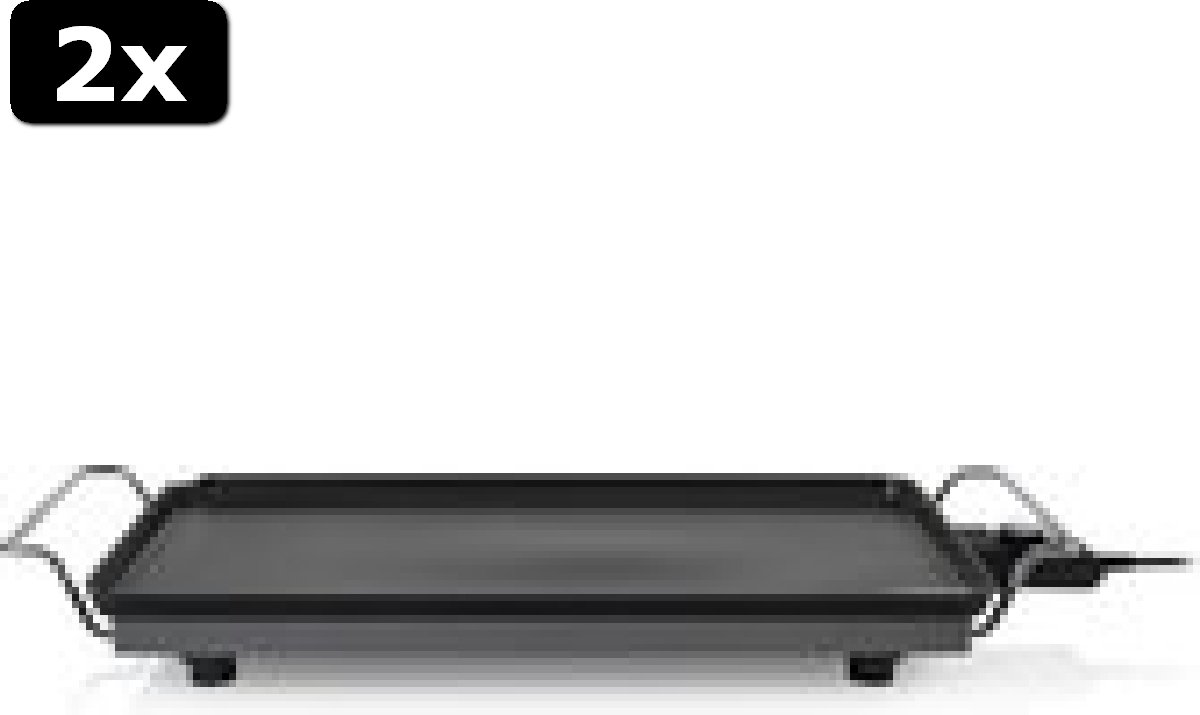 2x Princess 102325 Table Chef XXL Gourmetstel - Grillplaat - Extra ...