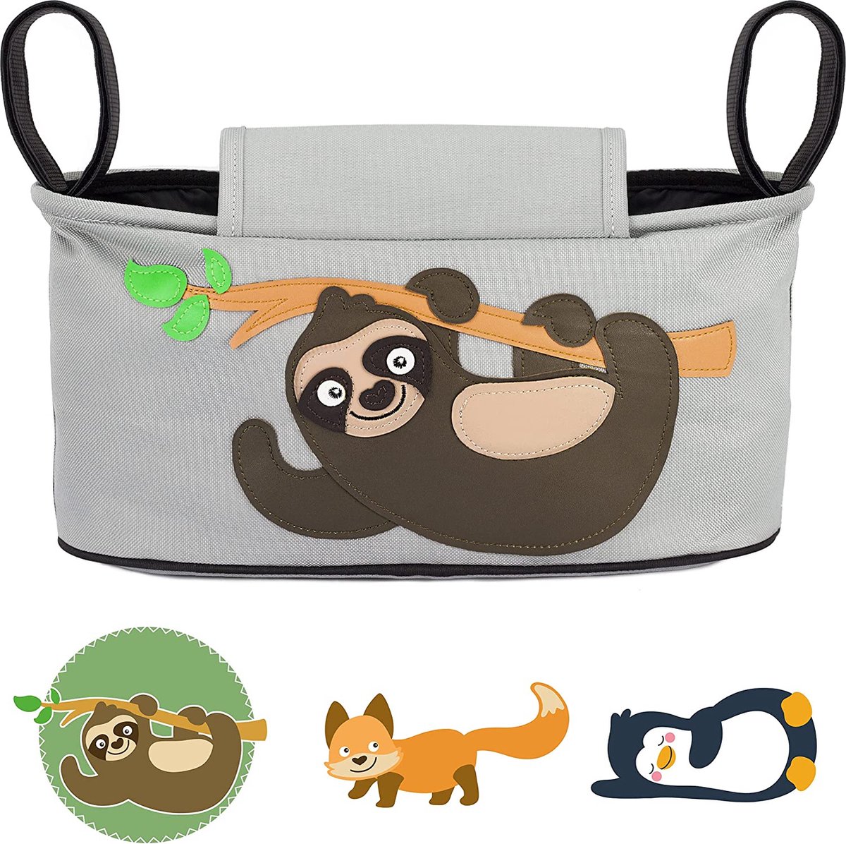 GLÜCKSWOLKE Kinderwagen Organizer - 6 Motieven I Kinder Buggy Tasche I ...